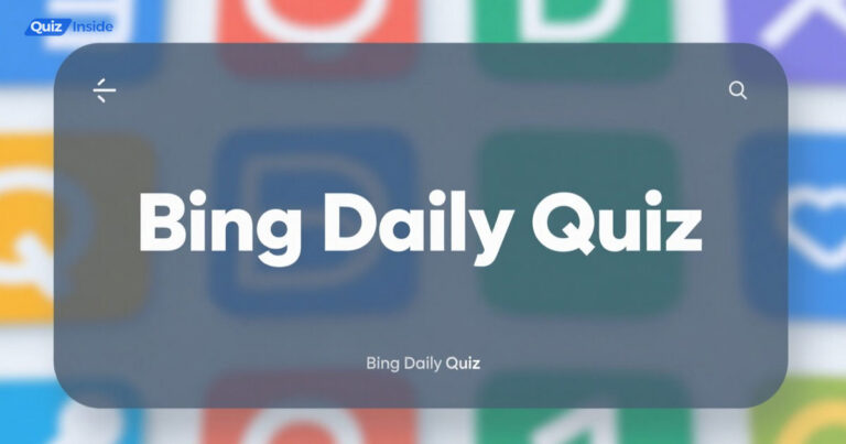 Bing Quiz Archives | Quiz Inside